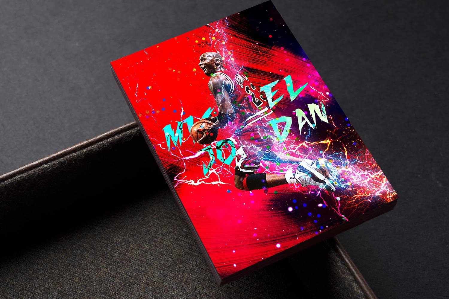 Lightning Star Michael Jordan Chicago Bulls Prism Unbranded Basketball ...