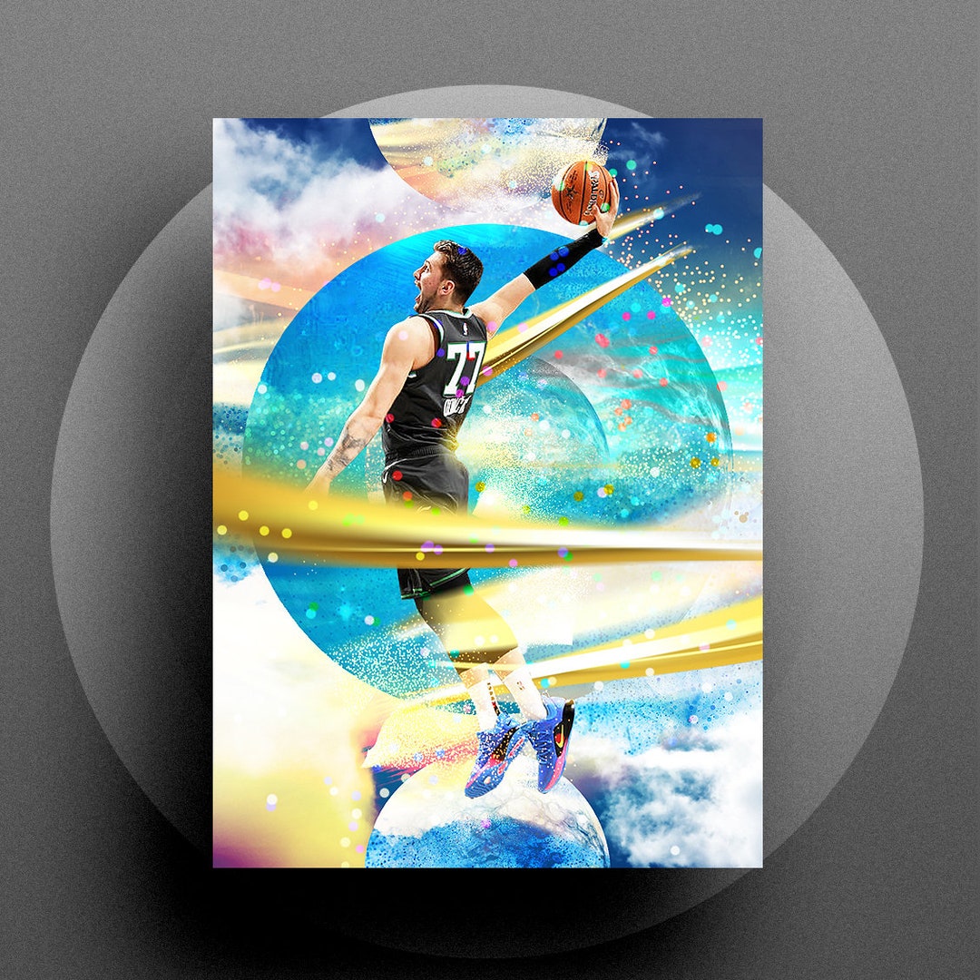 NEW Universe Luka Doncic Dallas Mavericks Prism Unbranded Basketball ...