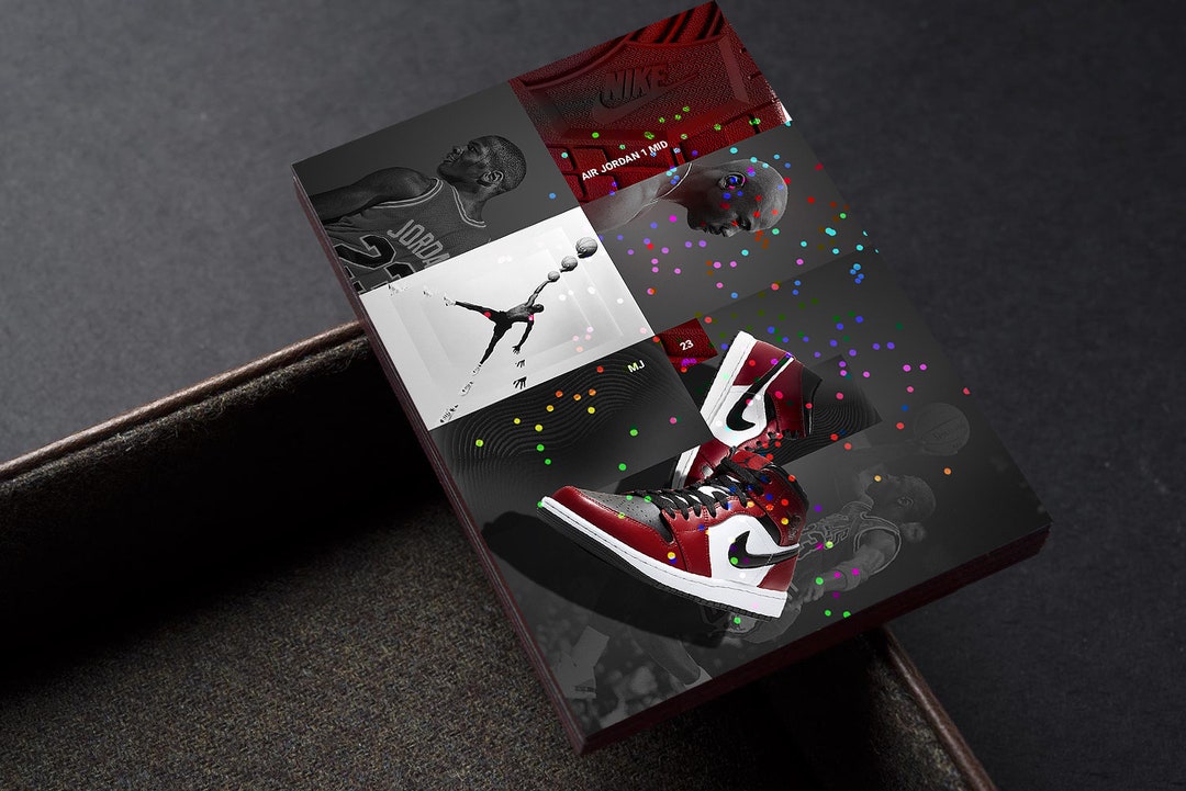 Sneakercard Michael Jordan Air Jordan I Mid Unbranded Basketball Prism ...