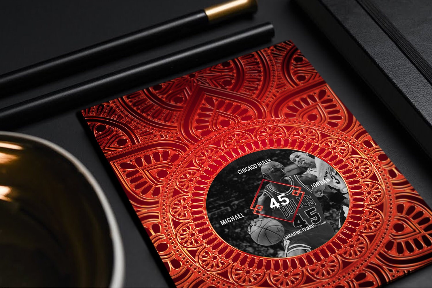 Ornament Michael Jordan Chicago Bulls Prism Unbranded NBA Basketball ...