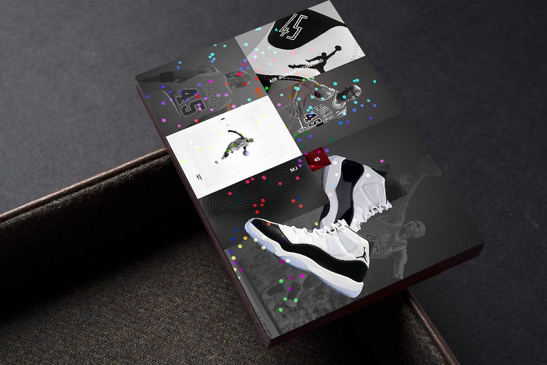 Sneakercards Michael Jordan Air Jordan Concord45 Unbranded Basketball ...
