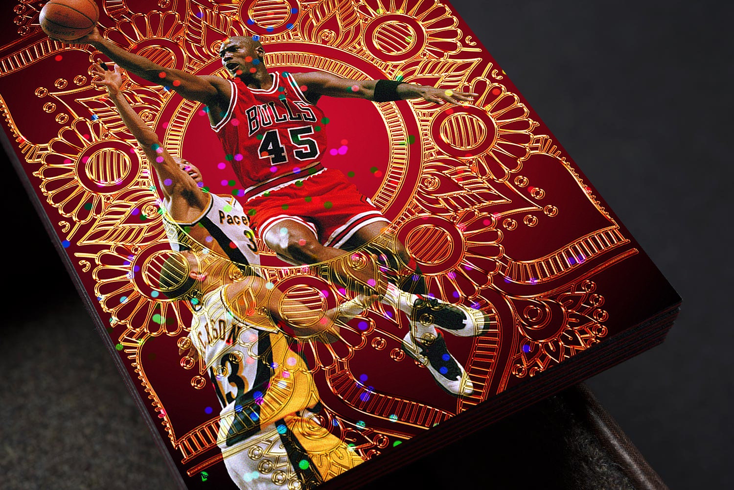 Ornament Michael Jordan Chicago Bulls Prism Unbranded NBA Basketball ...
