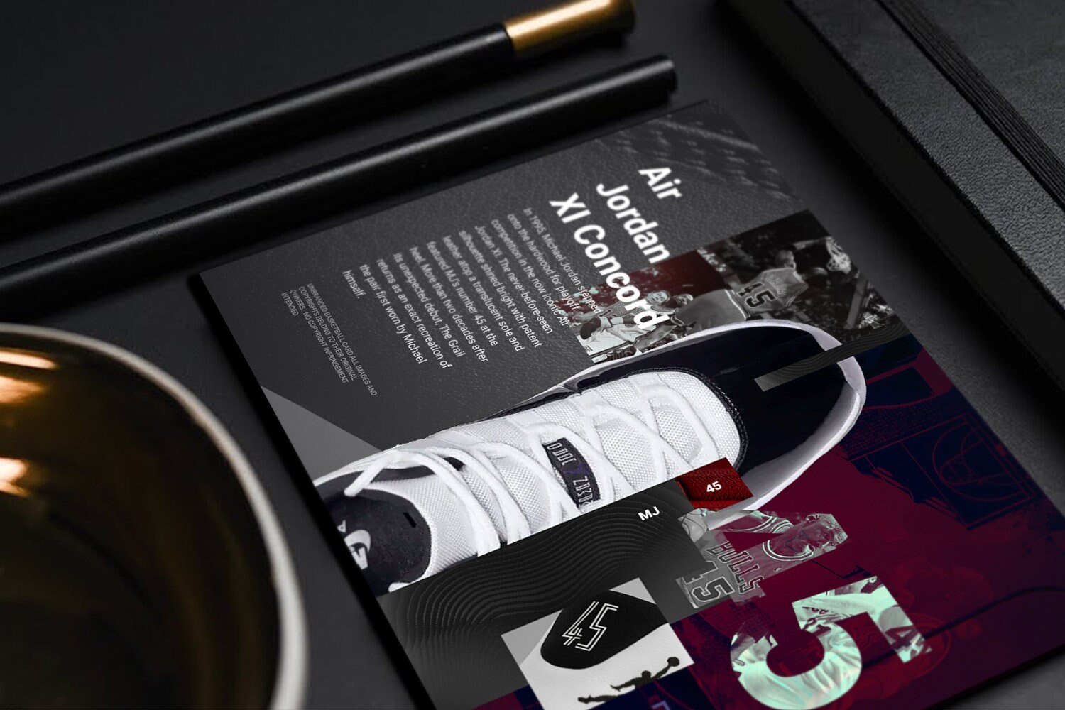 Sneakercards Michael Jordan Air Jordan Concord45 Unbranded Basketball ...