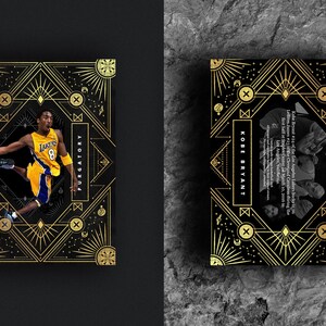 Nascence Kobe Bryant Los Angeles Lakers Gold Unbranded NBA Basketball ...