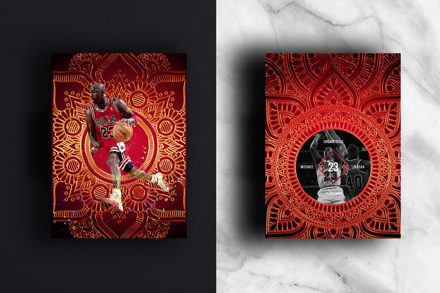 Ornament Michael Jordan Chicago Bulls Prism Unbranded NBA Basketball ...
