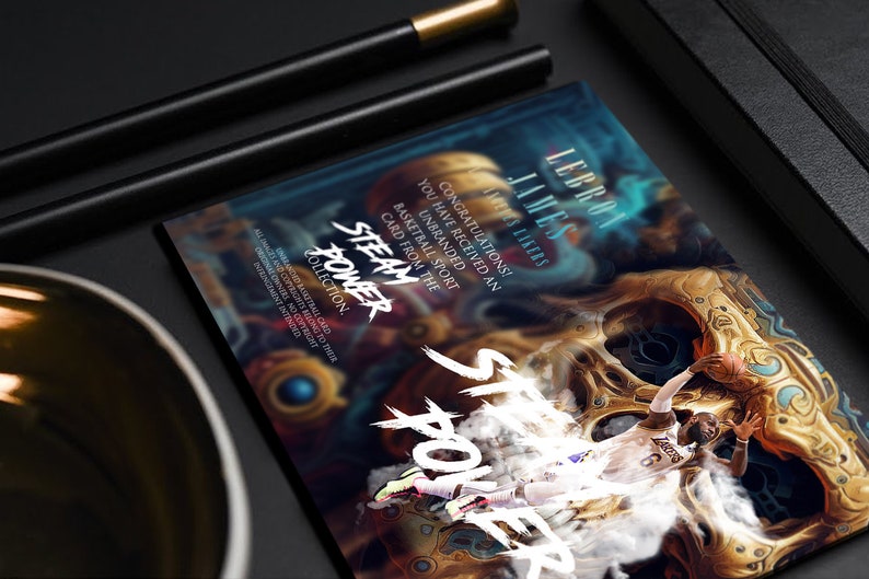 NEW Steam Power Lebron James Los Angeles Lakers Prism Unbranded ...