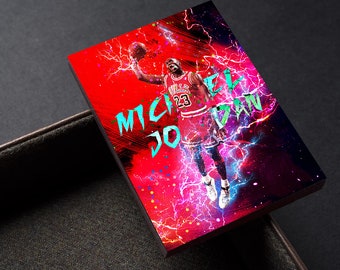 Lightning Star Michael Jordan Chicago Bulls Prism Unbranded Basketball ...