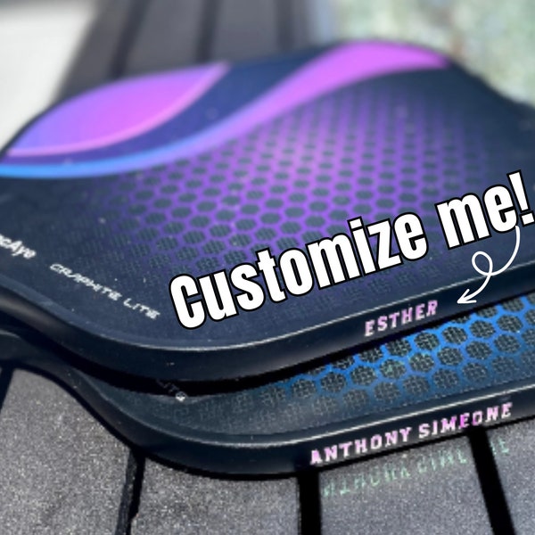 Personalized Pickleball Paddle Name Bands - Etsy
