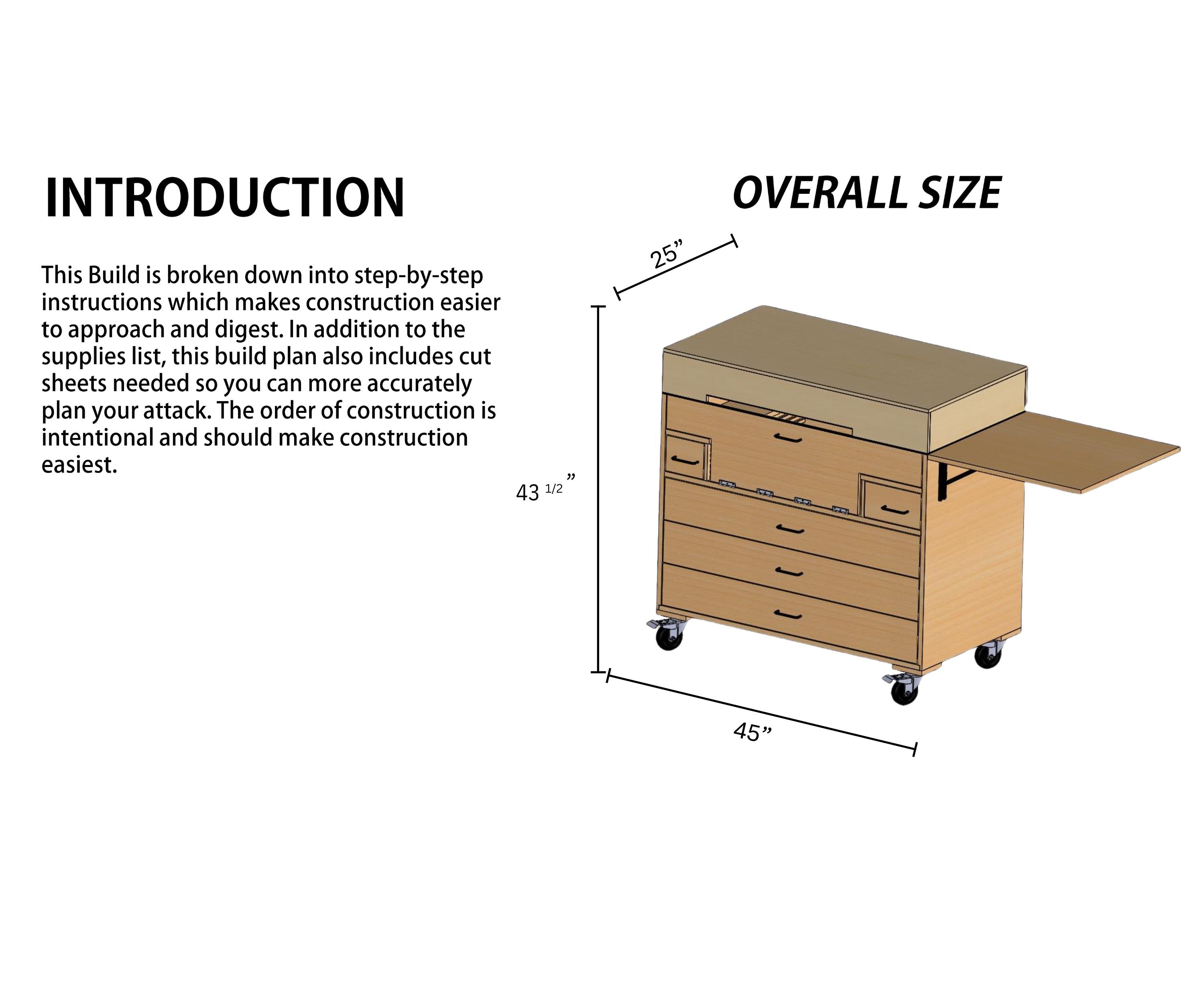 Xtool P2 Custom Cart Build Plan Xtool Cart With Riser Digital Download ...