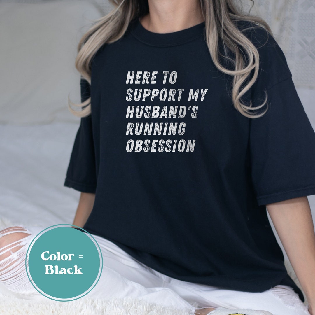 Wife Marathon Support Shirt Husband Marathon Support Crew Tshirt Wife ...
