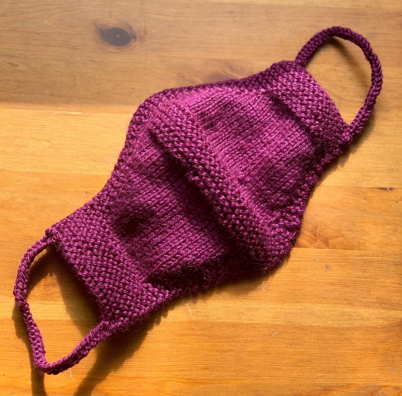 Cozy Comfy Cute Knit Face Mask Hand Knit Customizable | Etsy