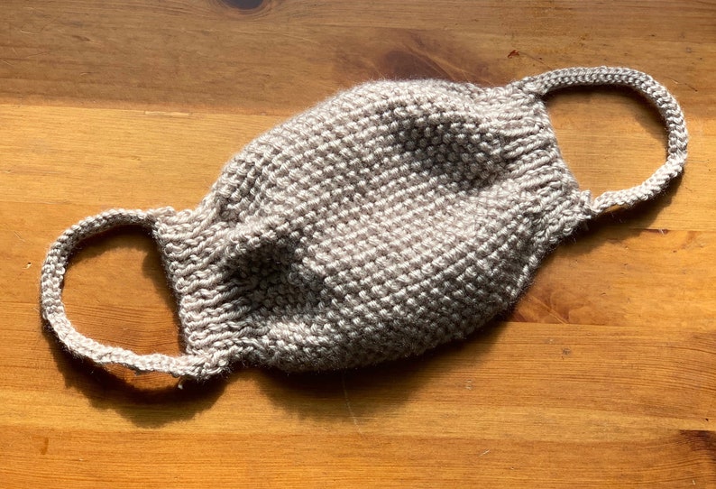 Cozy Comfy Cute Knit Face Mask Hand Knit Customizable - Etsy