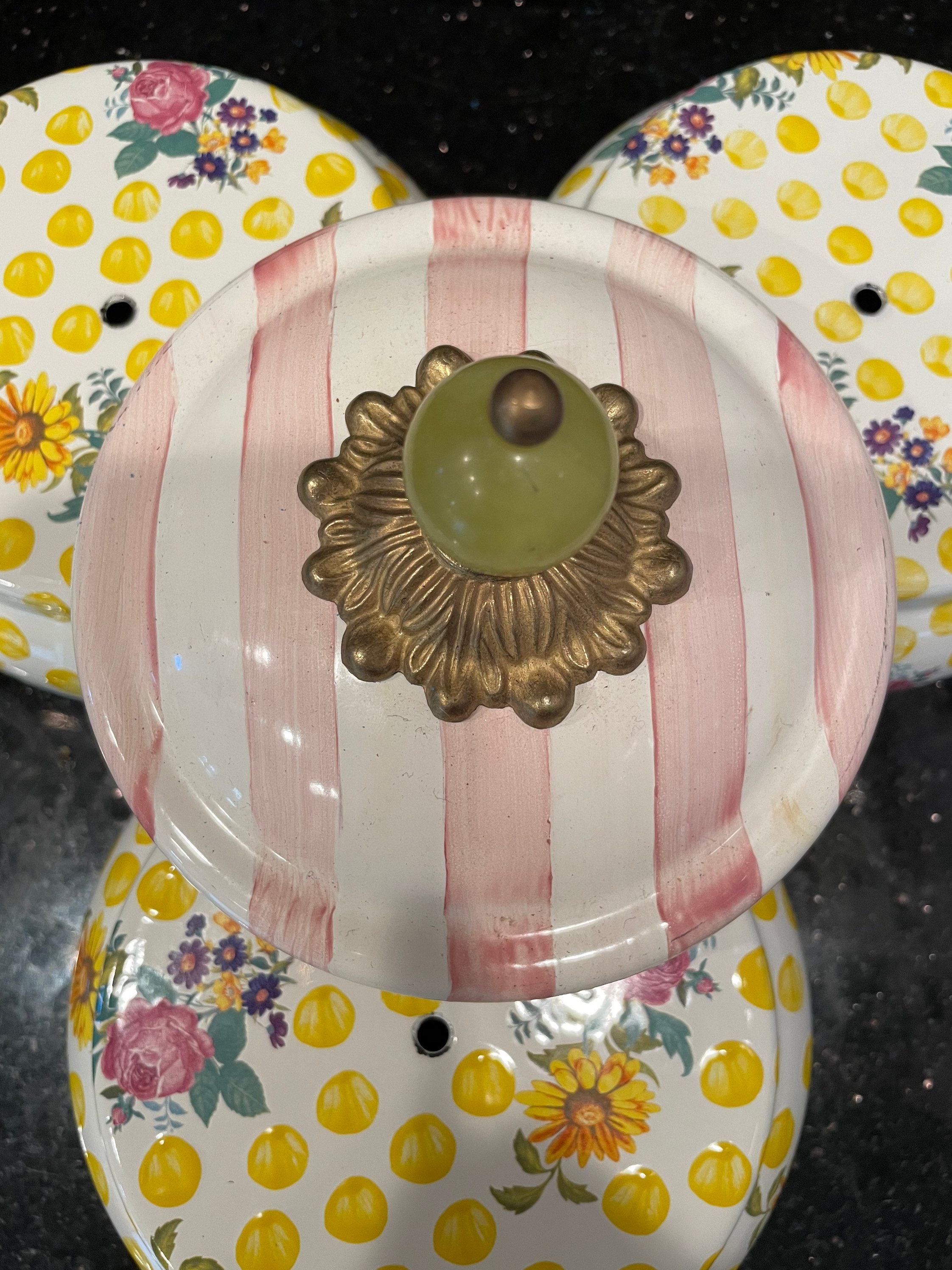 Mackenzie Childs Buttercup Bathing Hut Tiffin Lunch Box - Etsy