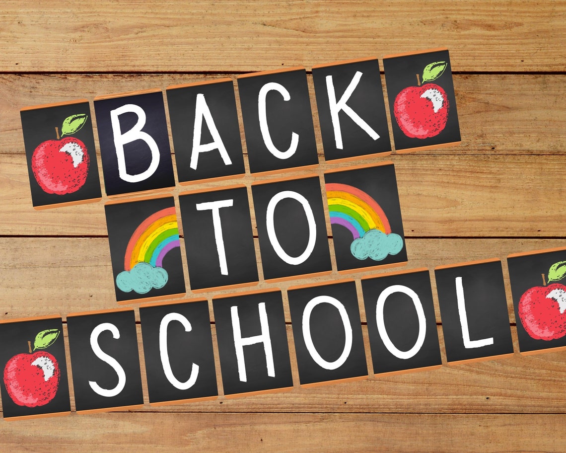 Welcome Back to School Banner Back to School Welcome Sign - Etsy