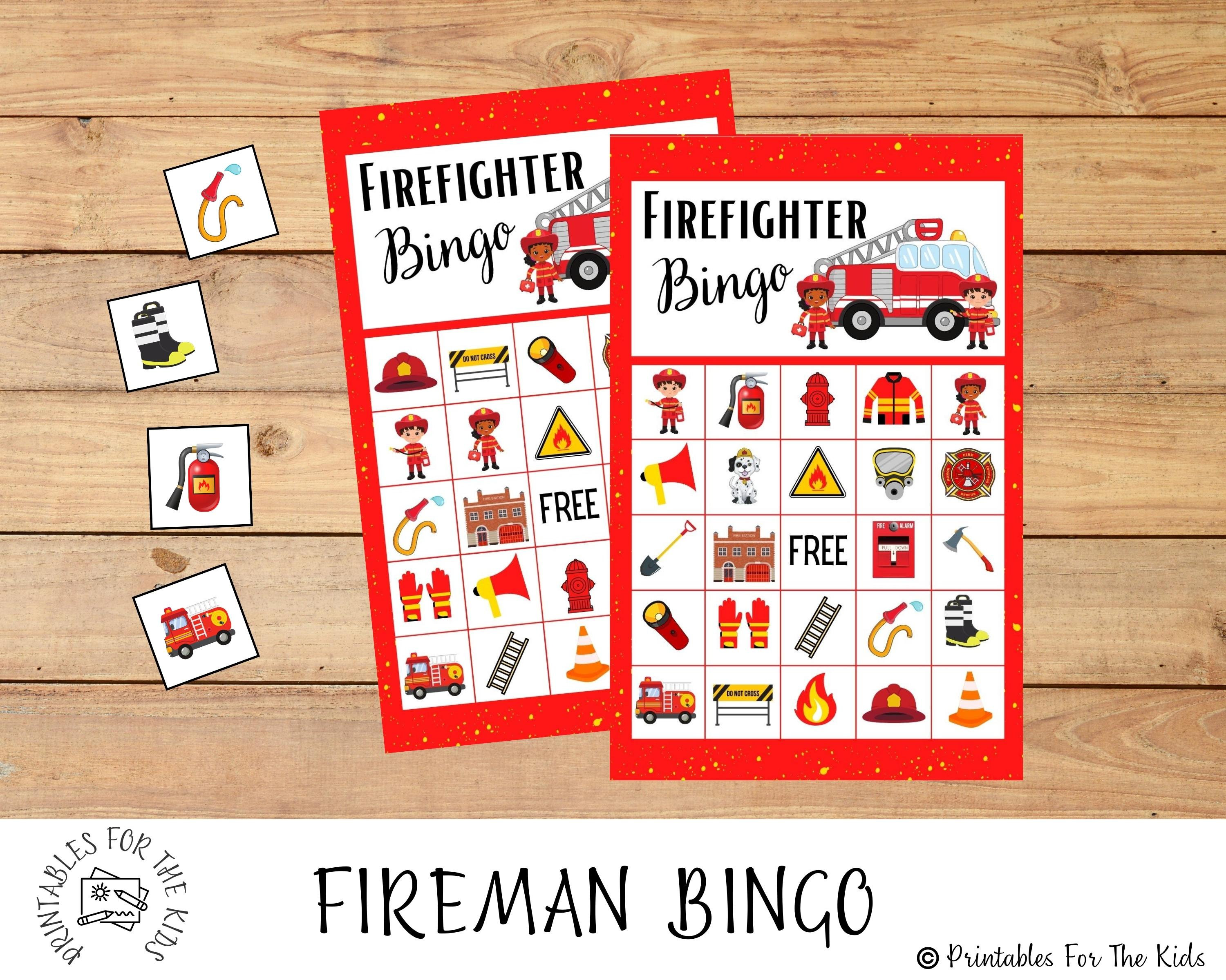 Fireman Party, Firefighter Party Printable, Fireman Activities, Fireman ...