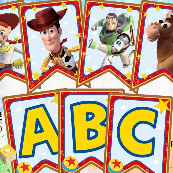Toy Story Banner - Etsy