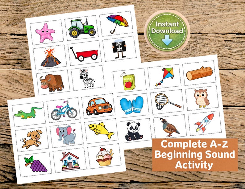 Pocket Chart Cards, Phonics Letter Practice, Classroom Activity - Etsy