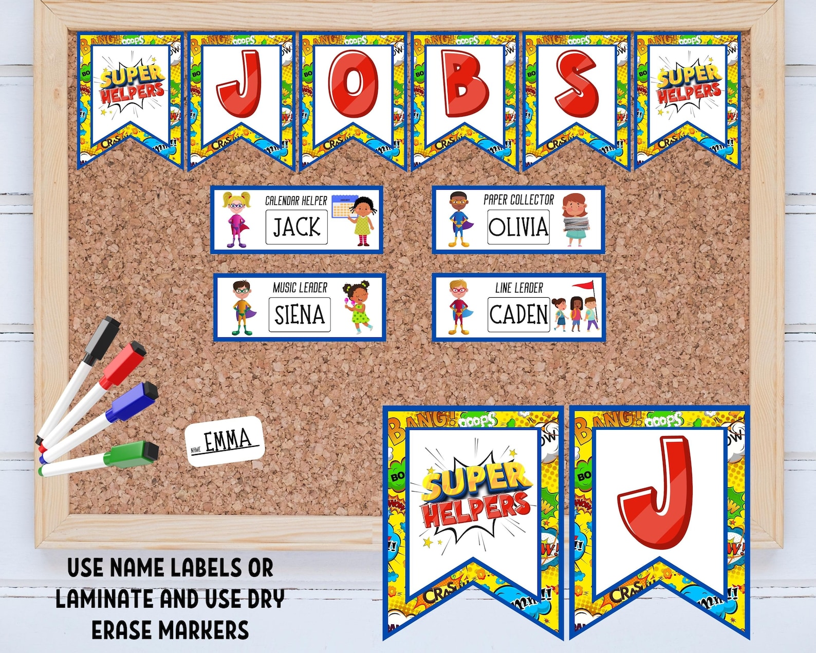 Classroom Job Chart, Class Chore Chart, School Job Labels, Classroom ...