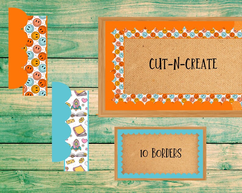 Back to School Bulletin Board Borders, Printable Classroom Decor - Etsy