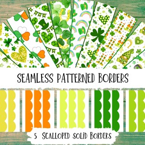 St. Patrick's Day Bulletin Board Border, Printable March St. Patrick's ...