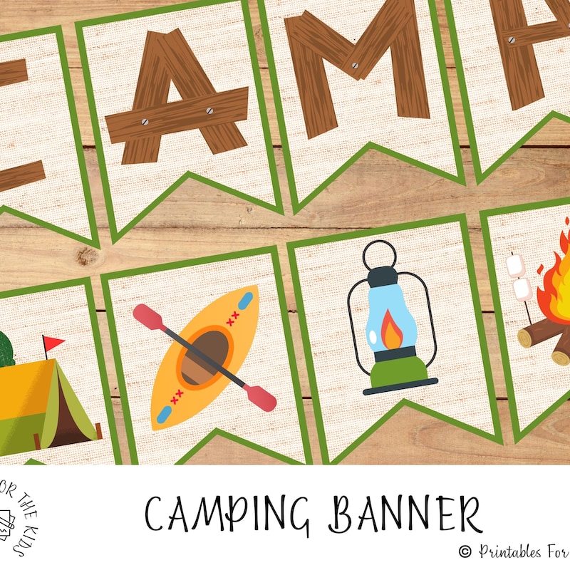 Camping Banner - Etsy