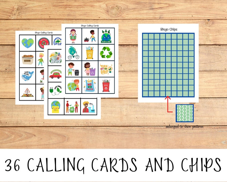 Earth Day Printable Kids Activities, Bingo Game, Earth Day Party ...