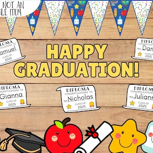 Graduation Bulletin Board, Class of 2025, Preschool Bulletin Board, End ...