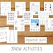 Winter Activities for Kids, Snowman Craft, Winter Lesson Plan ...
