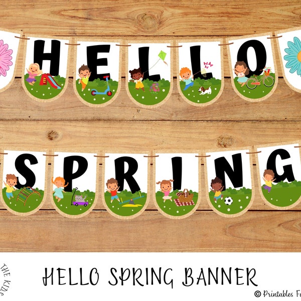 Spring Banner - Etsy