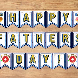 Happy Father's Day Donuts With Dad Banner, Donuts With Dad Sign, Father ...