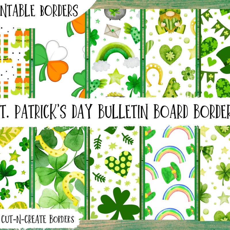 St Patricks Bulletin - Etsy