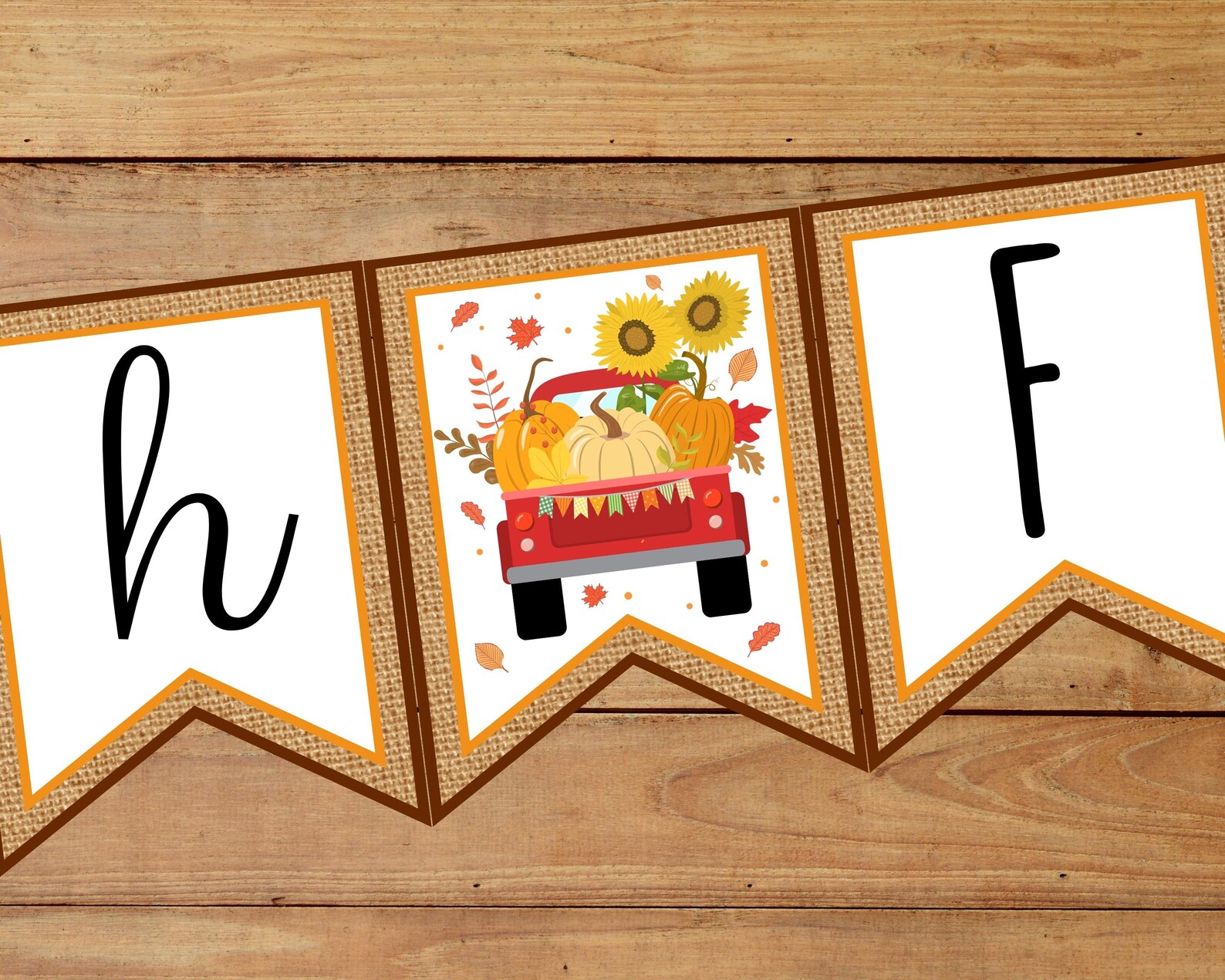 Hello Fall Banner, Fall Bulletin Board, Autumn Banner, Fall Home Decor ...