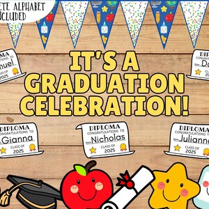 Graduation Bulletin Board, Class of 2025, Preschool Bulletin Board, End ...