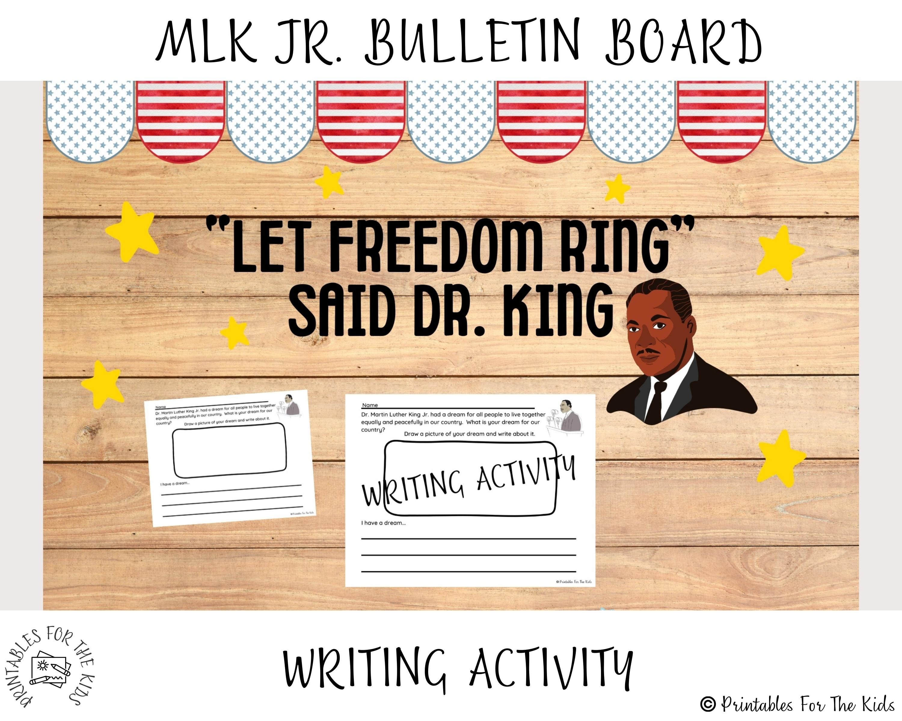 Martin Luther King Bulletin Board, MLK Jr. Bulletin Board, Black ...