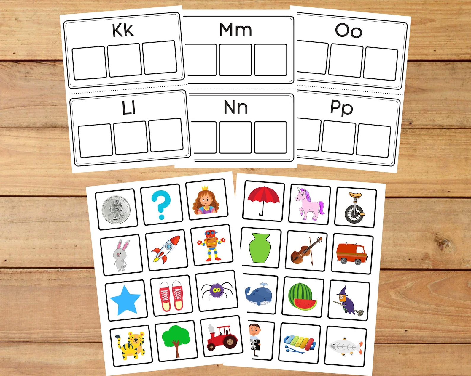 Phonics Activity: Beginning Sounds Letter Learning Printable - Etsy