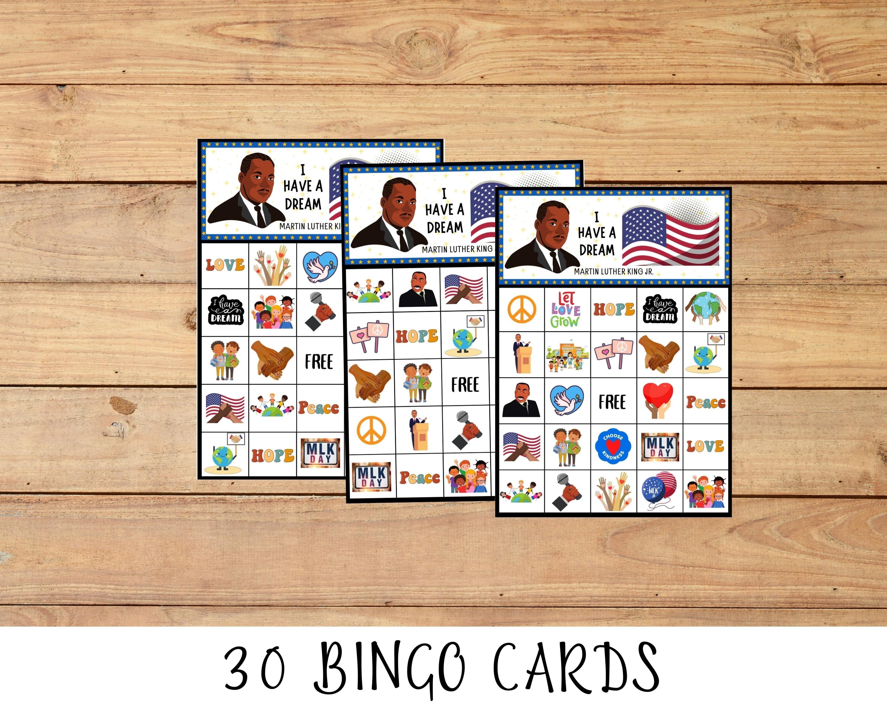 Martin Luther King Activity, MLK Printable Game, Black History Month ...