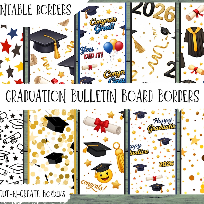Graduation Bulletin Board Preschool - Etsy