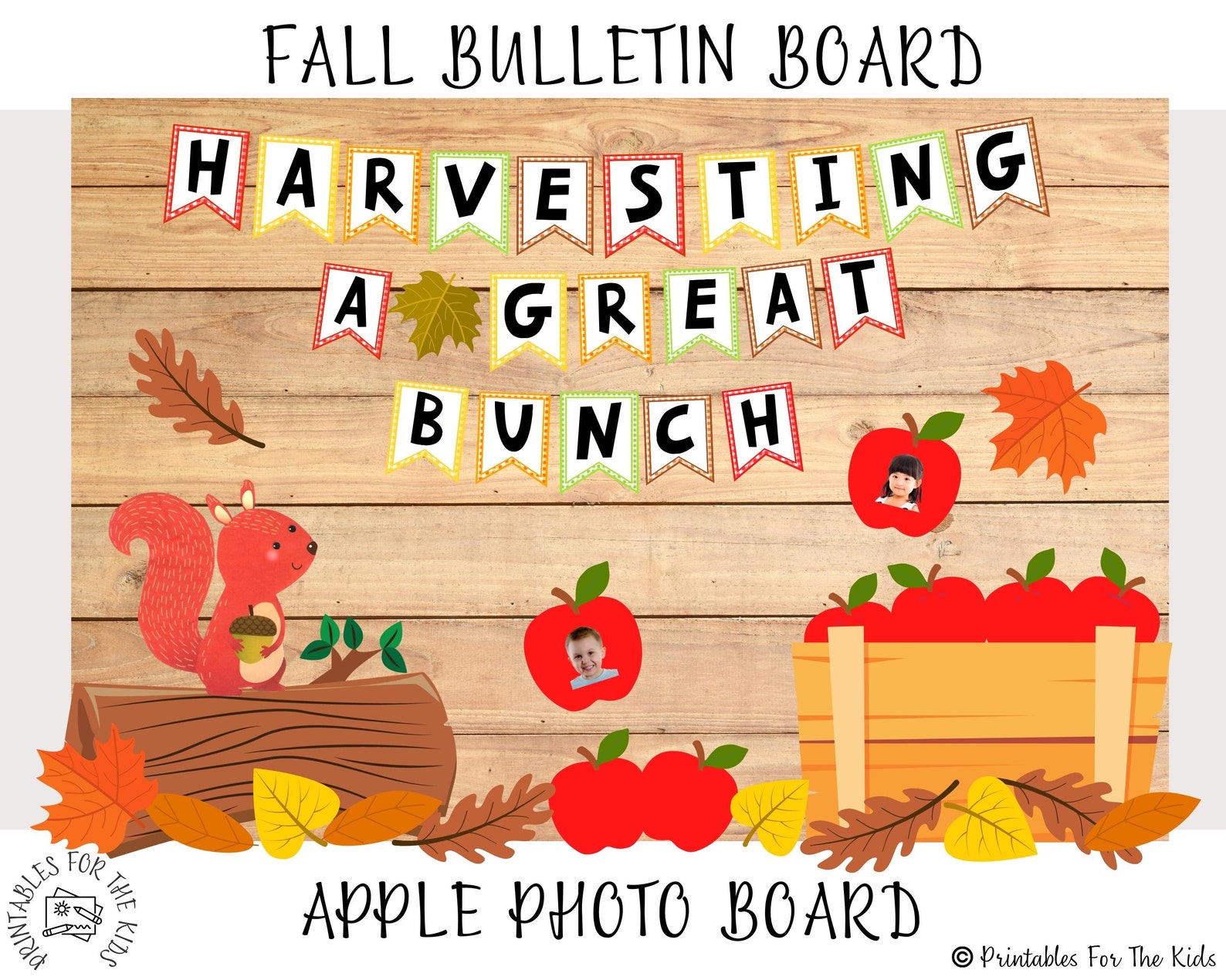 Fall Bulletin Board Classroom Fall Wall Decor Photo Bulletin - Etsy