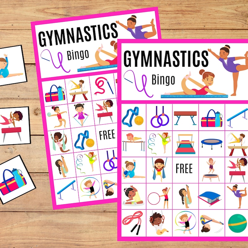 Gymnastics Game Printable - Etsy