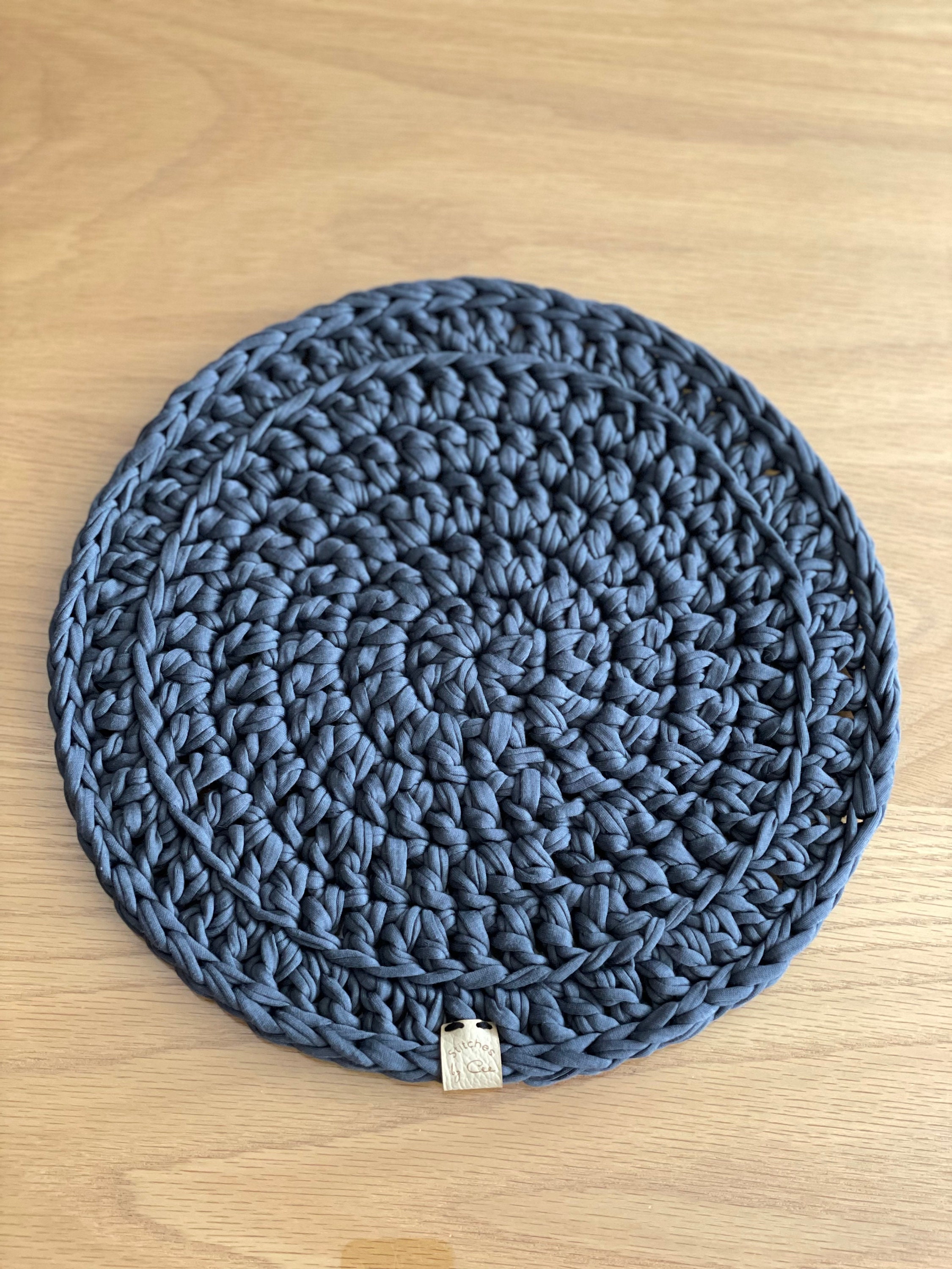 Circular Crochet Table Mats, Placemats, Tableware, Home Decor, Dining ...