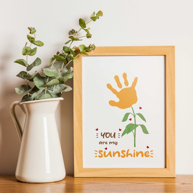 You Are My Sunshine Handprint - Etsy