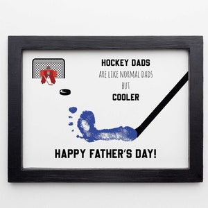 DAD Handprint Footprint Art Craft, Last Minute Father's Day Gift for ...