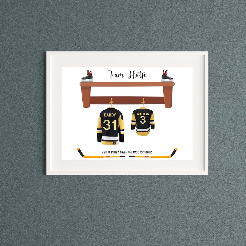 Hockey Wall Decor - Etsy
