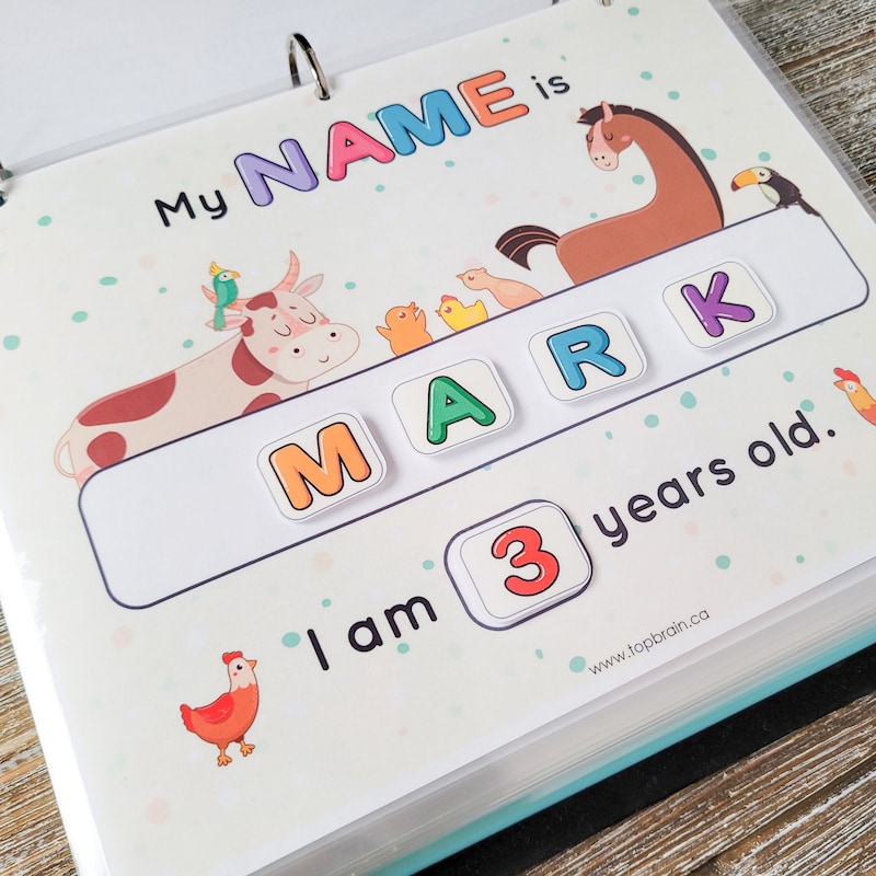 Preschool Learning Binder - Etsy