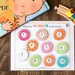 Match Numbers on the Donuts Printable Toddler Activities - Etsy