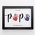 Grandpa Handprint Footprint Art Craft, Fathers Day Gift, Grandfather ...