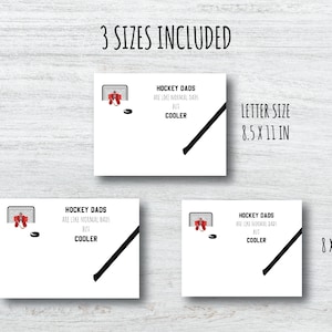 Hockey Dad Handprint Footprint Art Craft, Hockey Family Gift, DIY Baby ...