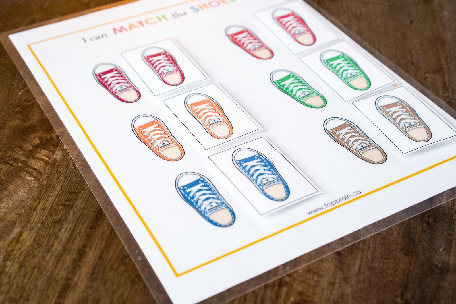 Shoes Printable Game Busy Book Printables Preschool - Etsy