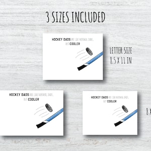 Hockey Dad Handprint Footprint Art Craft, Hockey Family Gift, DIY Baby ...