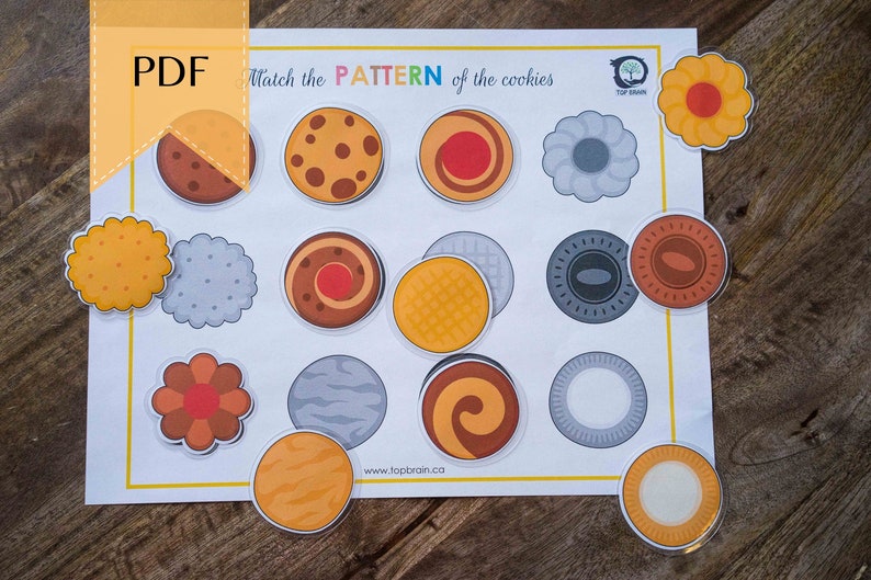 Cookie Kids Busy Book 1 Year Old Printable Kids First Busy - Etsy